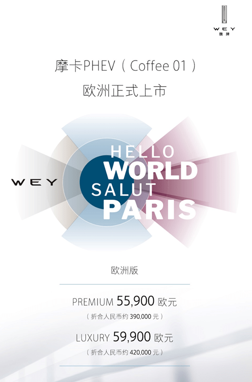 全球化进程再加速， 魏牌开启高端智能新能源欧洲新征程_搜狐汽车_搜狐网