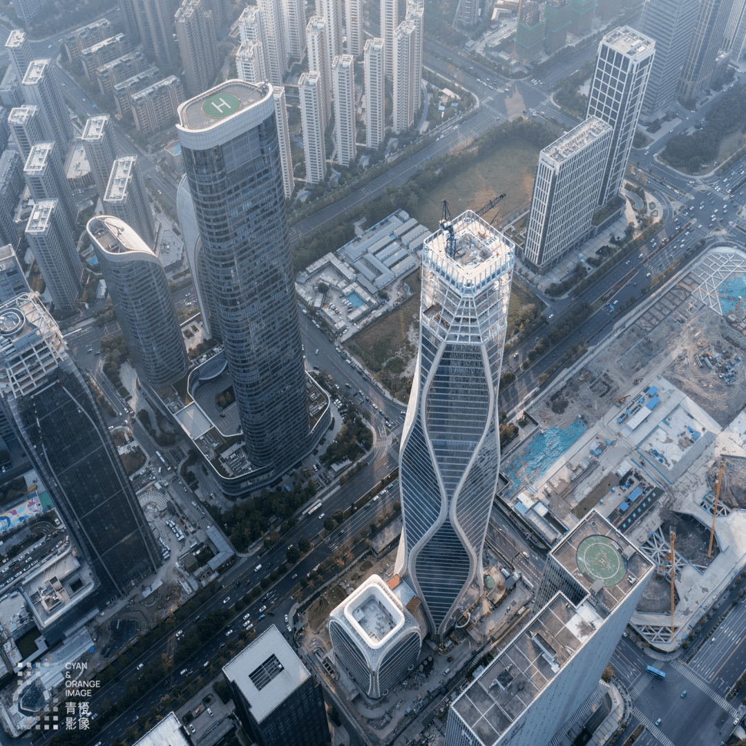 SOM“望朝中心”摩天楼即将建成，一睹最新实景图_设计_建筑_杭州