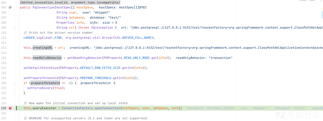 PostgresQL JDBC Drive 任意代码执行漏洞(CVE-2022-21724)_org_数据库_jdbc