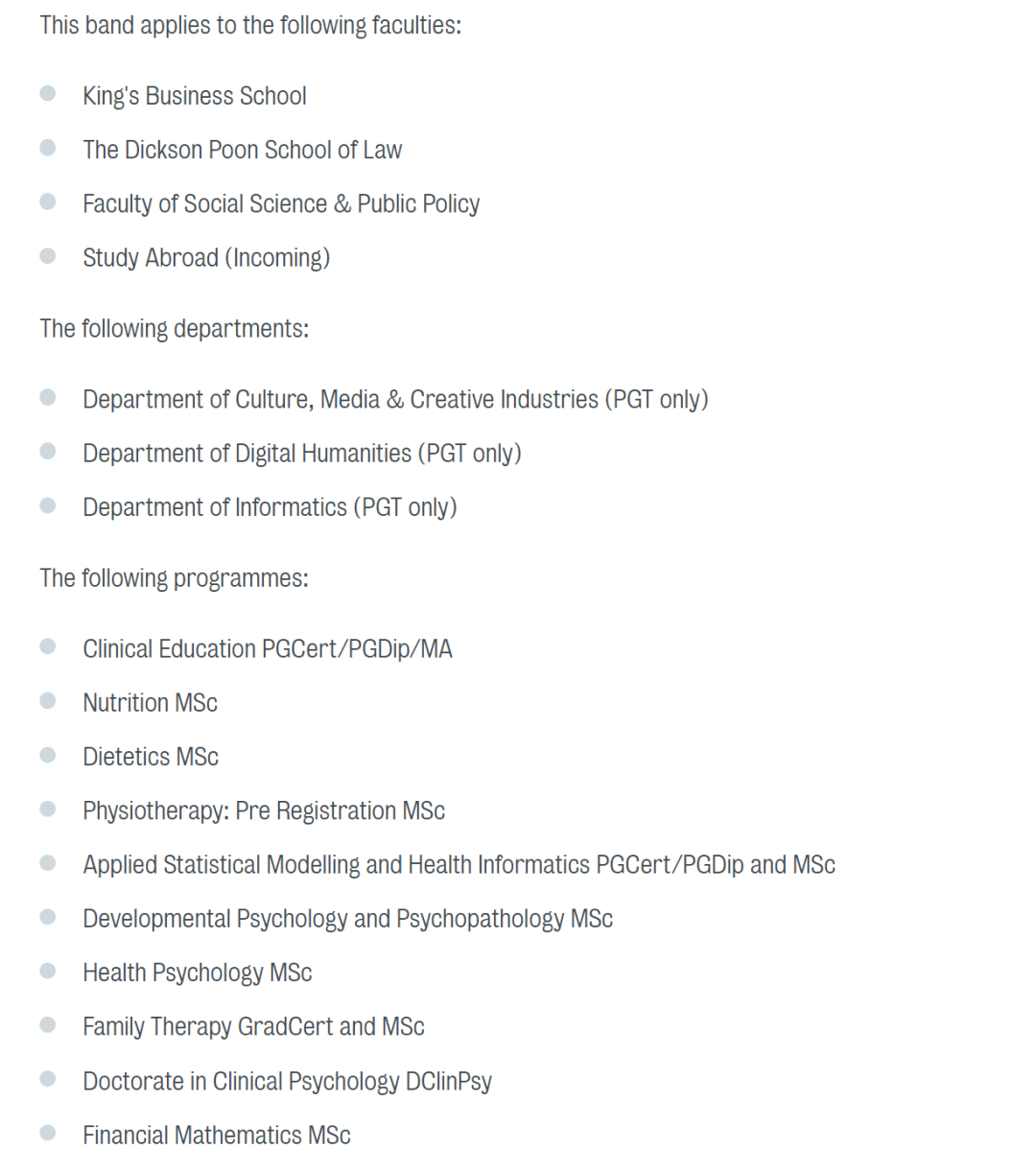 2023fall英国大学（QS世界大学排名前100）硕士项目最低语言要求一览！_总分_单项_雅思