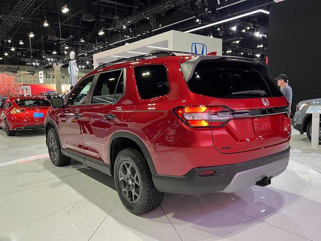 本田全新Pilot亮相 V6+10AT/空间不输汉兰达_搜狐汽车_搜狐网