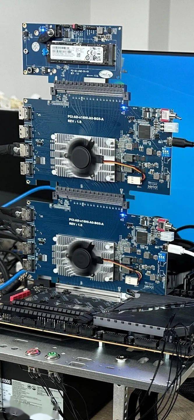 构建PCIe Gen5 企业级NVMe SSD和各类插卡测试环境必备的各类产品和技术_switch_port_的测试