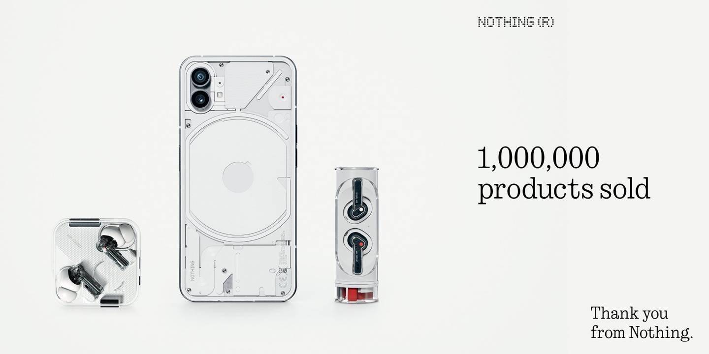 Nothing Phone（1）等产品全球销量突破100万台_美国市场_裴宇_Ear