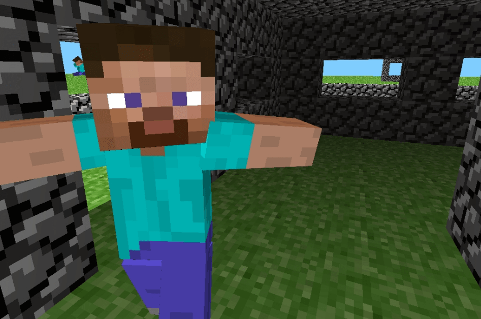 我的世界：9个默认皮肤的历史，Steve是个玩笑！Alex原型是Jeb！_角色_女性