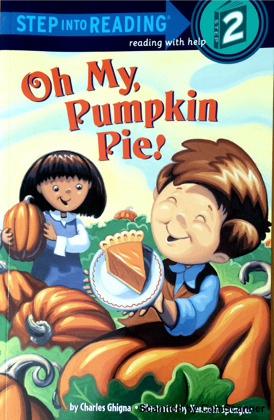 英文分级阅读：兰登2+手工游戏~Oh My, Pumpkin Pie!_南瓜_绘本_朋友