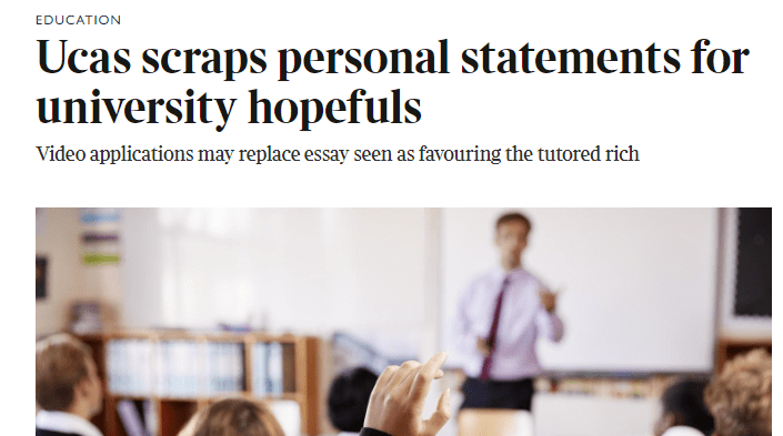 重磅！UCAS文书要变天？或将取消PS？事关2024 fall 申请学生！_泰晤士_大学_问题