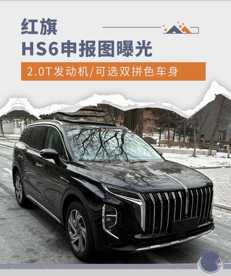 2.0T发动机/可选双拼色车身 红旗HS6申报图曝光_搜狐汽车_搜狐网