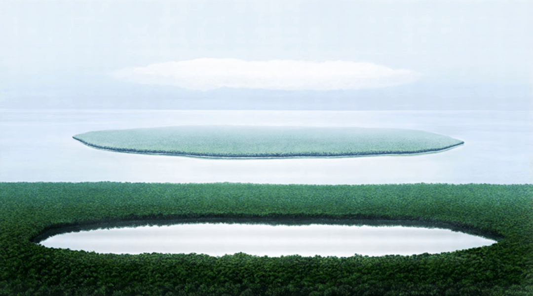 与自然融为一体 | 古巴当代最著名的画家托马斯 · 桑切斯风景油画作品赏析_冥想_森林_Tomas