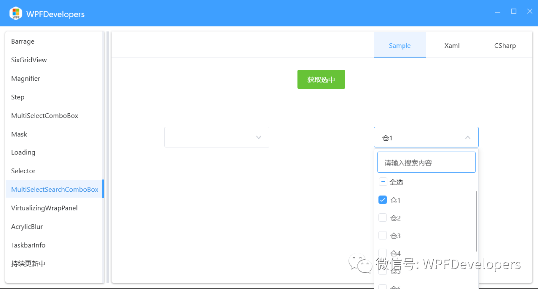 WPF 实现筛选下拉多选控件_TextBox_Item_Type
