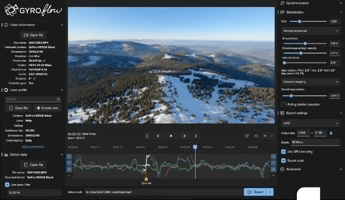 把抖动视频画面变稳定的开源软件：Gyroflow_https_video_com