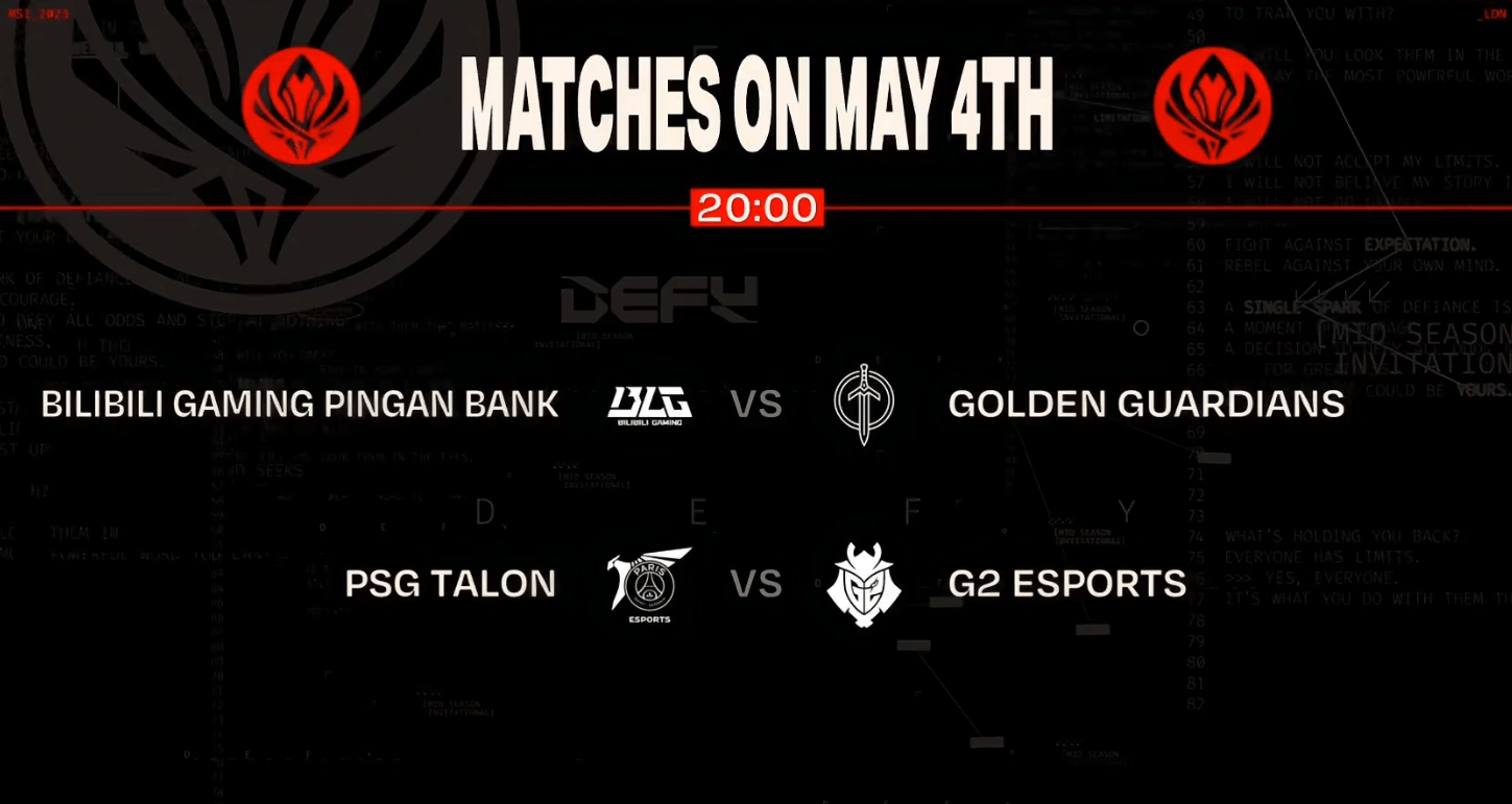 MSI前瞻：两个正赛晋级资格！BLG交手GG，G2迎战PSG_比赛_选手_中野