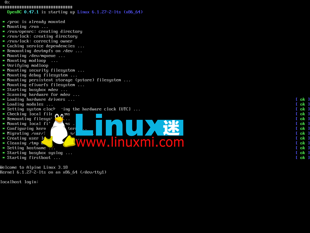 大家心心念的 Linux 来了，提供实验性的无人值守安装支持_Alpine_Little_版本