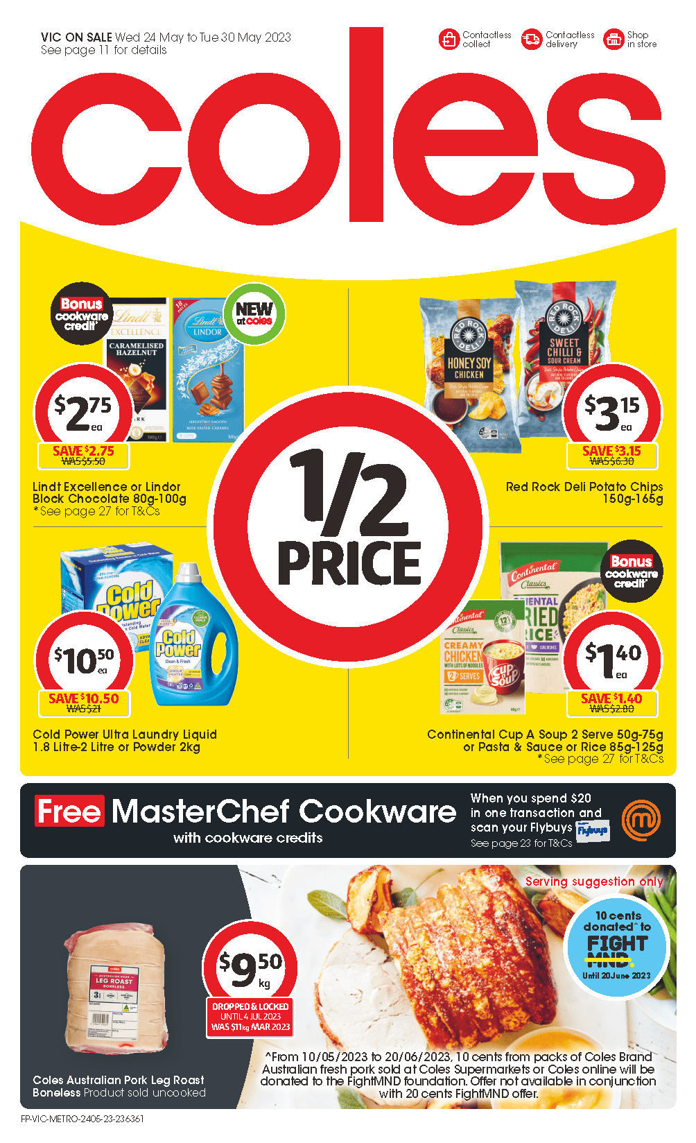 Coles 5月24日-5月30日折扣，虾饺、猪肉饺、鱿鱼条半价_信息_生活_锁定
