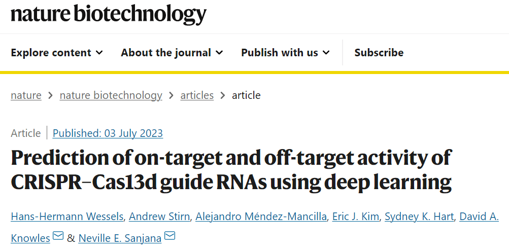 Nature子刊：用AI预测CRISPR基因编辑活性，实现对基因表达水平的精准调控_Cas_脱靶_研究
