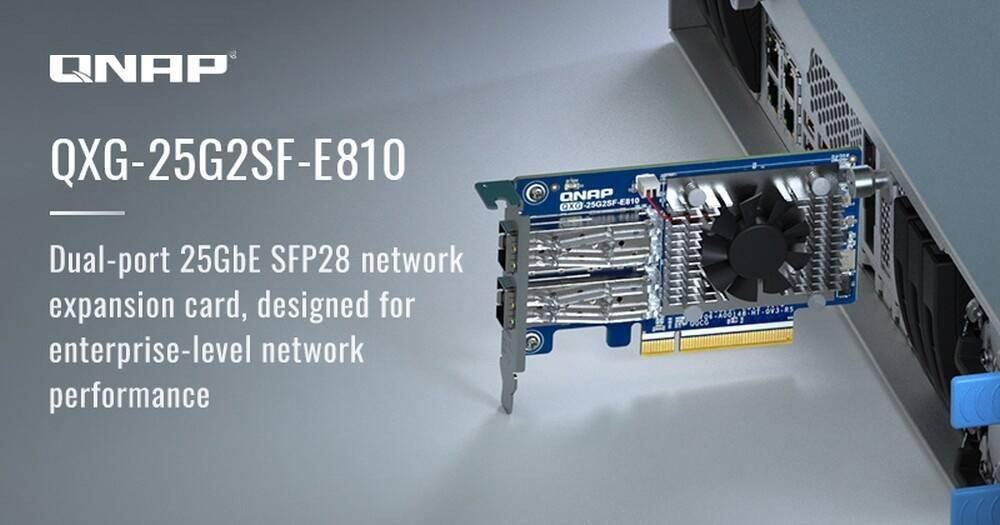 威联通推出全新 NAS 双网口 25GbE SFP28 扩展卡，支持 PCIe Gen4 - 数码前沿 数码之家