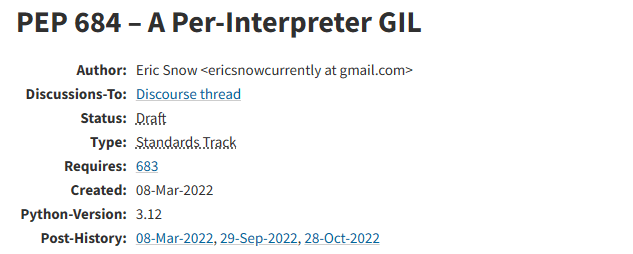 Python 3.12正式发布：性能提升、no-GIL将在3.13提供_语法_限制_这是因为