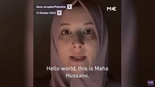 英媒“中东之眼”放出失联记者视频：世界你好，这可能是我的最后一个视频_马哈·侯赛尼_加沙_媒体
