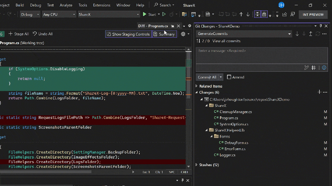 【译】使用 GitHub Copilot 编写 Git 提交_Visual_Studio_消息